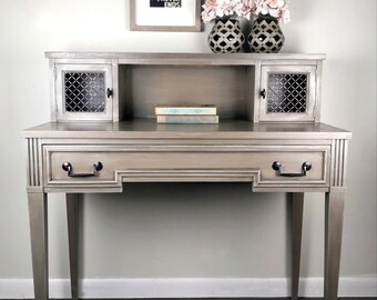 Painted desk | Etsy