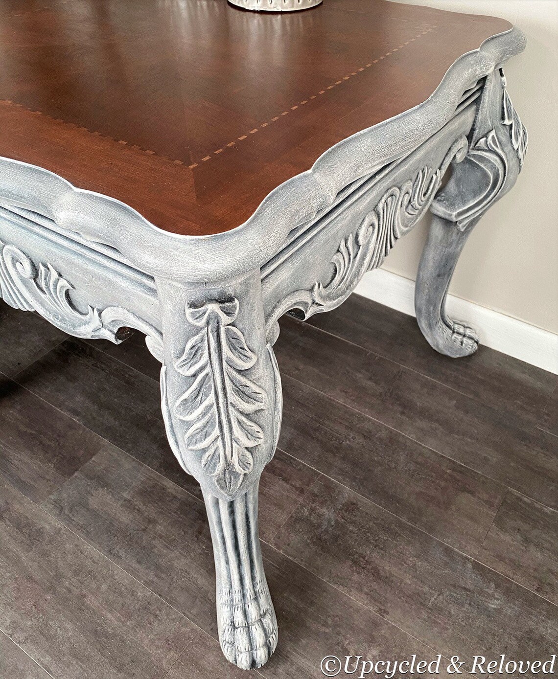 Bernhardt Oversized Paw End/side Tables, Farmhouse Furniture, Stained ...