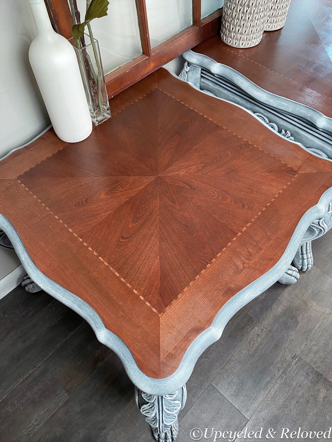 Bernhardt Oversized Paw End/side Tables, Farmhouse Furniture, Stained ...