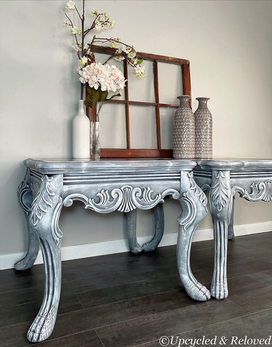 Bernhardt Oversized Paw End/side Tables, Farmhouse Furniture, Stained ...