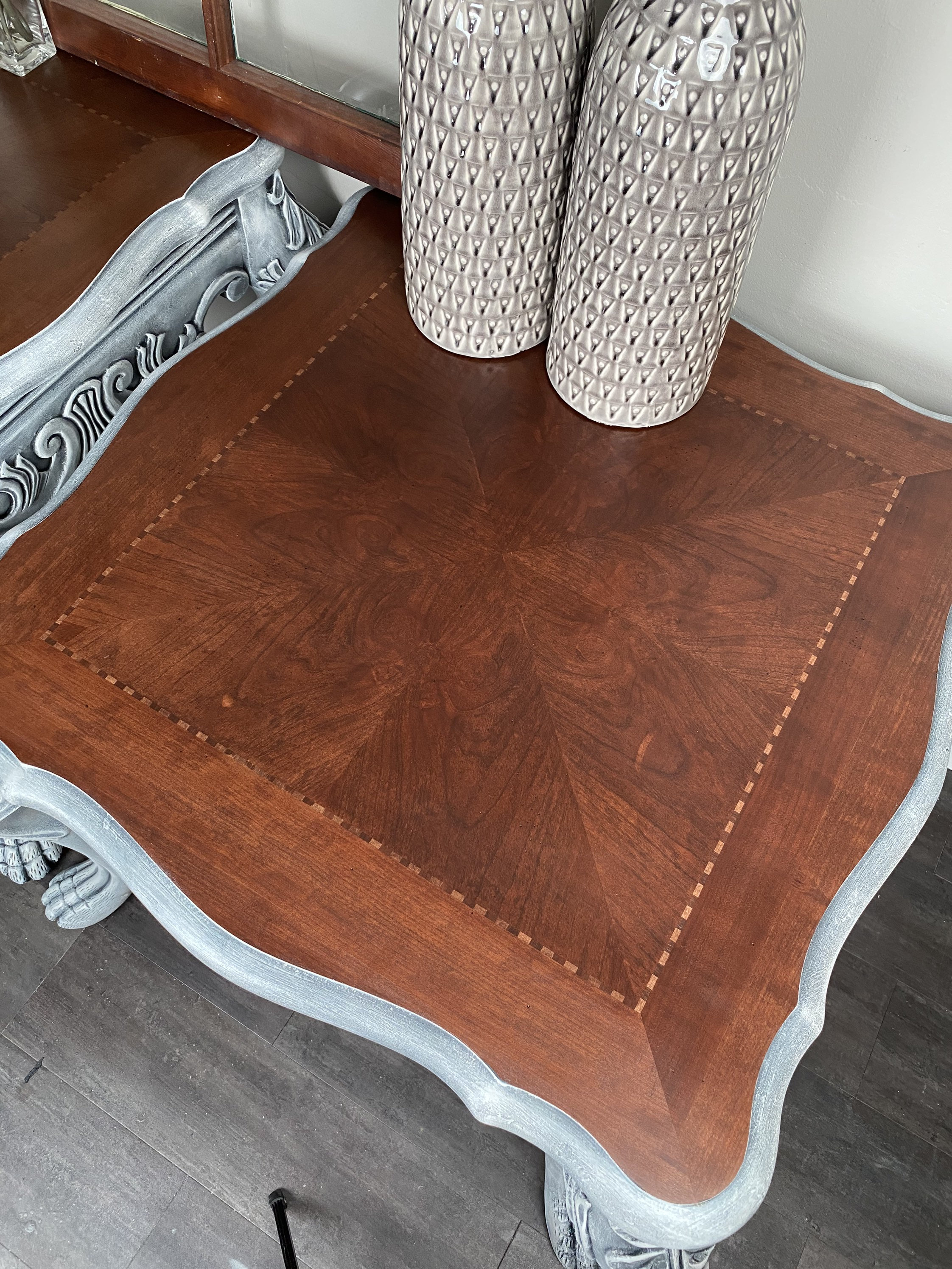 Bernhardt Oversized Paw End/side Tables, Farmhouse Furniture, Stained ...