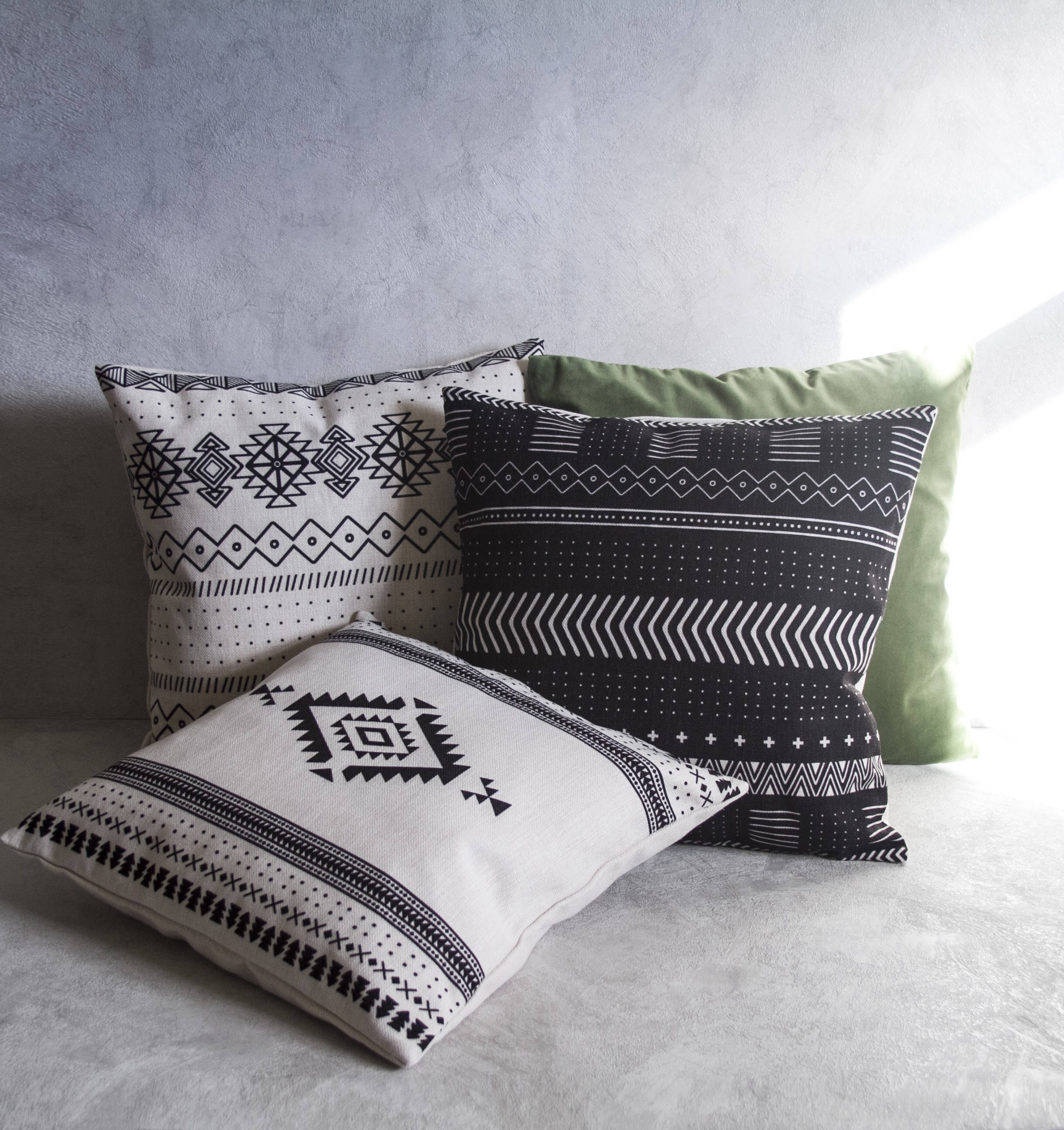 Aztec Pillow Cover Bohemia Pattern Pillow Cover Pillow - Etsy