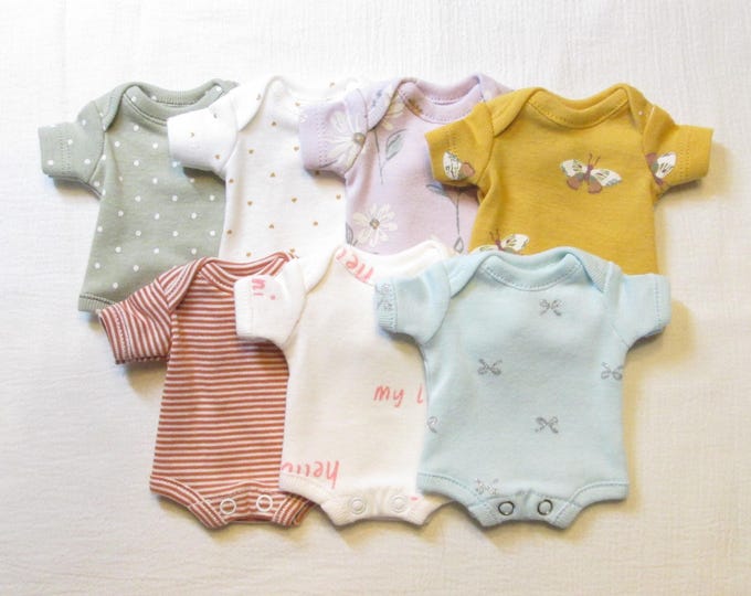 9-10 Inch Custom Reborn Bodysuit 9" Baby Doll Clothes 10" Miniature ...