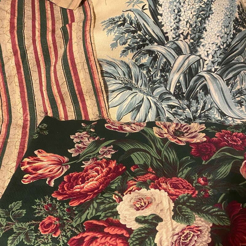 Vintage Barkcloth - Etsy