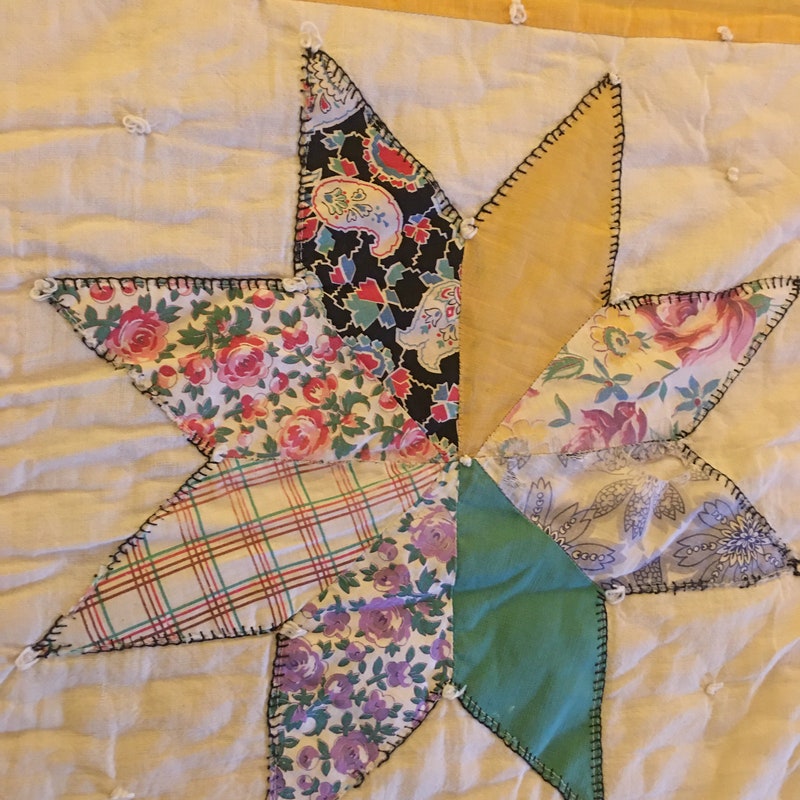 Repurposed Old Quilt - Etsy
