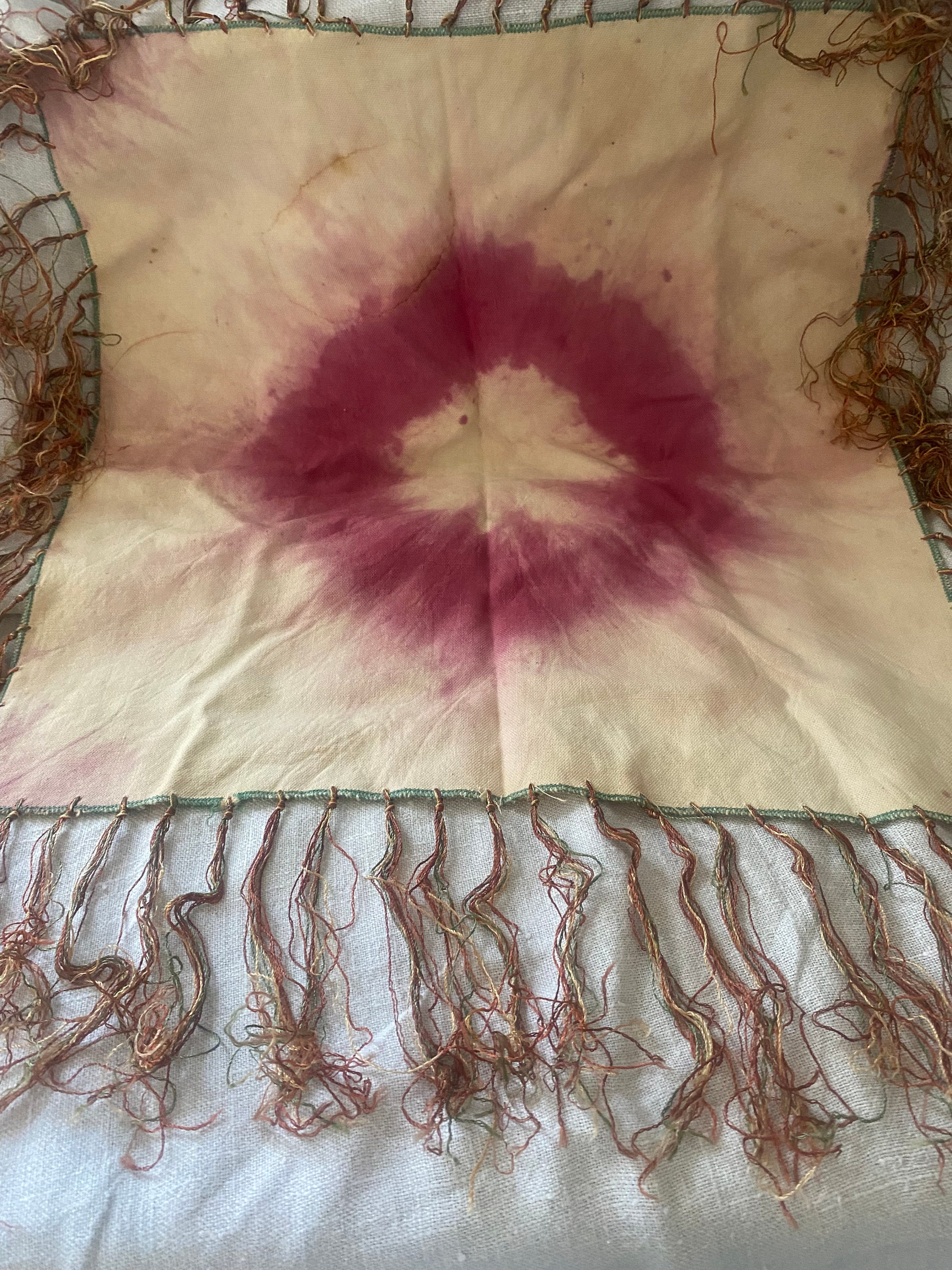 RARE VICTORIAN VELVET Table Square - Etsy