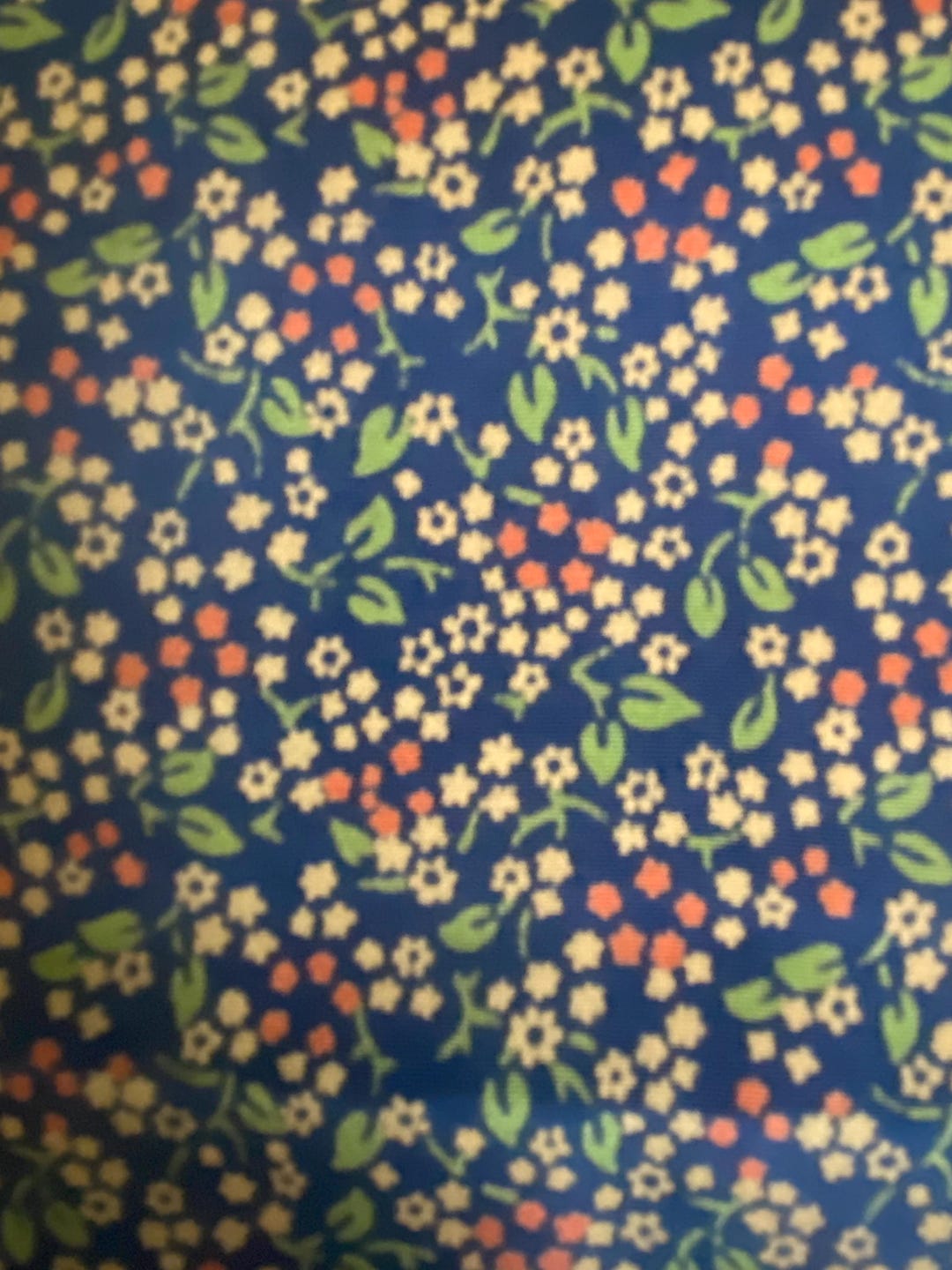 Nice Large Vintage/antique UNUSED SHIRTING FABRIC! (tiny Florals) - Etsy
