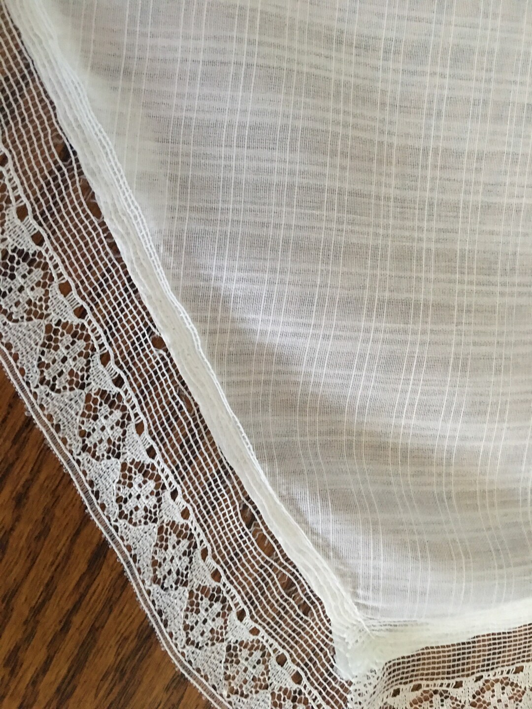 Pretty Antique/vintage DIMITY & LACE APRON circa 1940s - Etsy