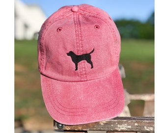 Chocolate Labrador Retriever Embroidered Hat, Baseball Cap, Dad Hat ...