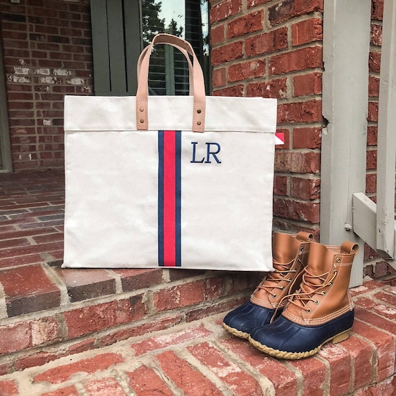 Monogram Totes Leather Handles | semashow.com