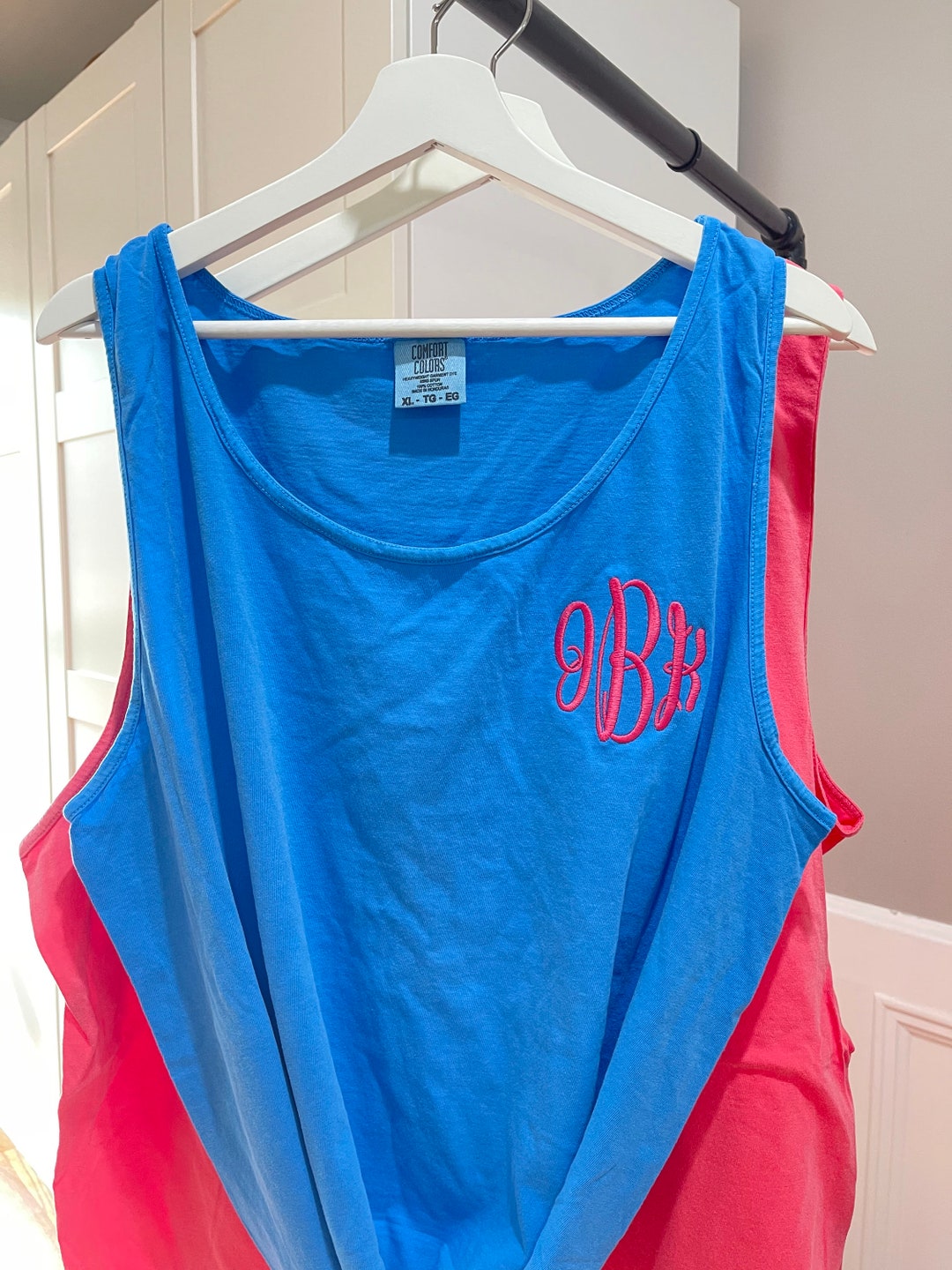 Monogrammed Tank Top, Personalized Tank Top, Embroidered Tank Top ...