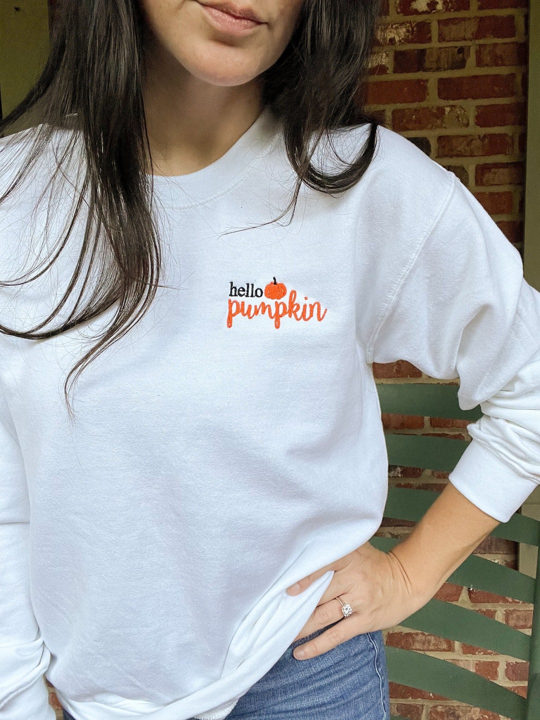 Hello Pumpkin Sweatshirt, Fall Sweatshirt, Halloween Sweatshirt ...