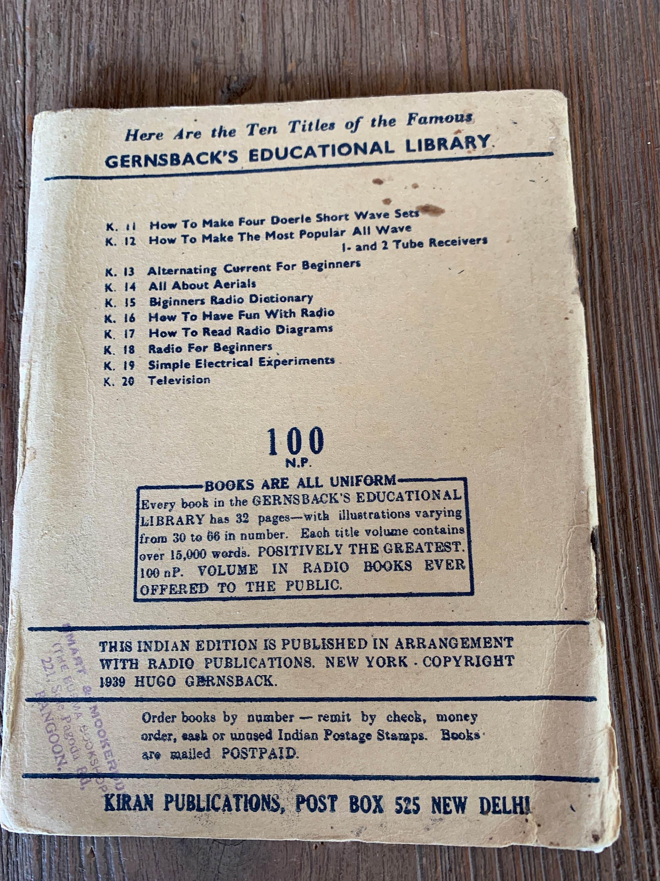 Vintage Paper Pamphlet 1930s Fun With Radio Indian Edition - Etsy