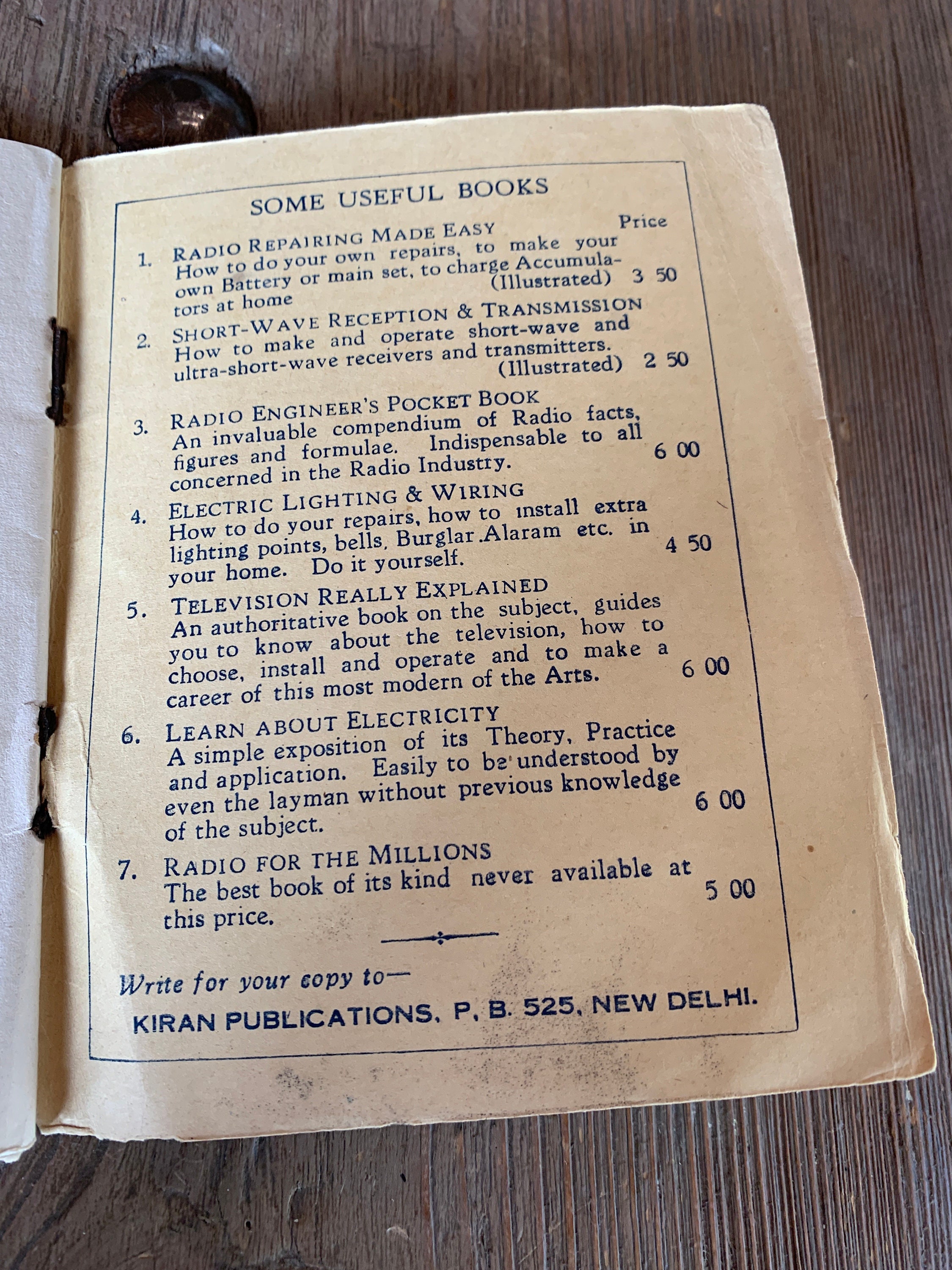 Vintage Paper Pamphlet 1930s Fun With Radio Indian Edition - Etsy
