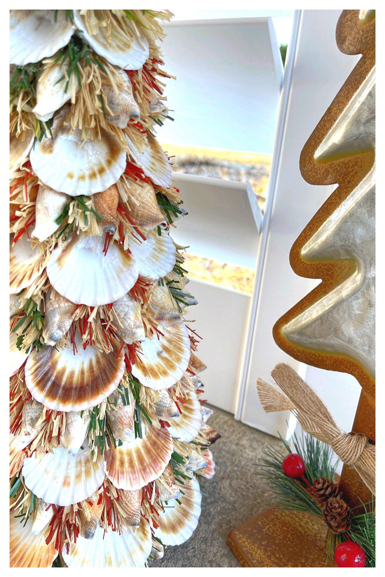 Christmas Shell Tree…rustic Beach Christmas - Etsy
