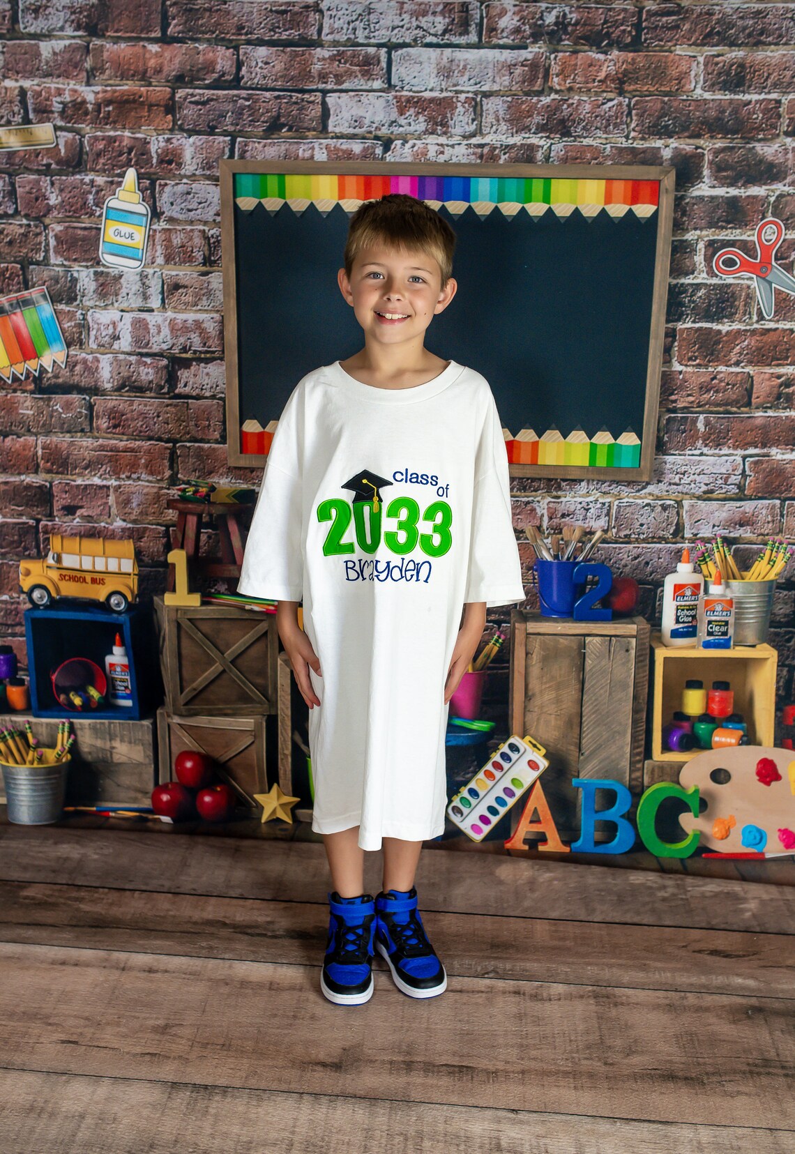 Graduation Shirt, Back to School, Personalized, Class of 2038, Class of ...