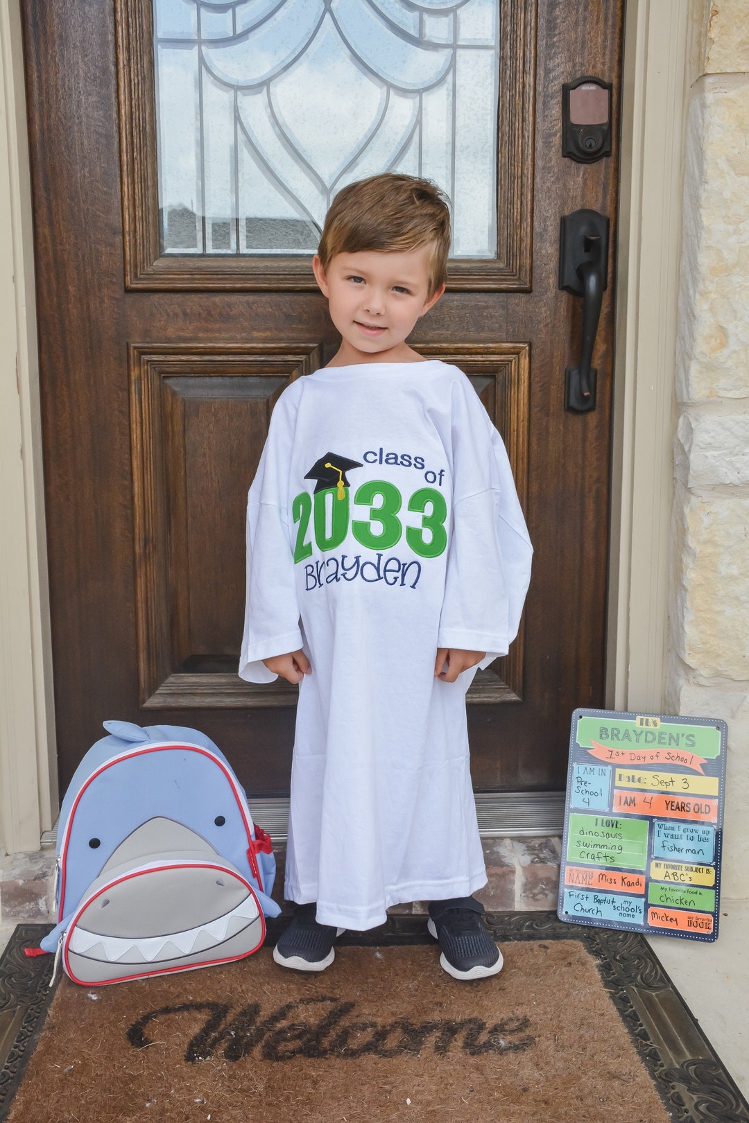 Graduation Shirt, Back to School, Personalized, Class of 2036, Class of ...