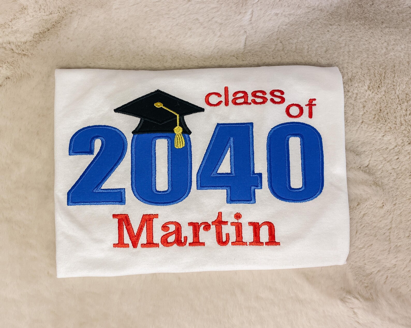 Graduation Shirt, Back to School, Personalized, Class of 2038, Class of ...
