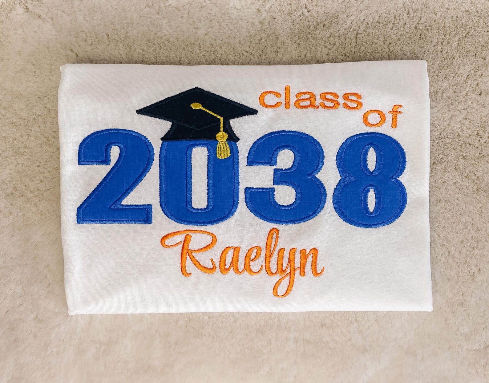 Graduation Shirt, Back to School, Personalized, Class of 2038, Class of ...