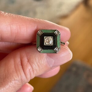 Old Mine Cut Diamond Ring - Etsy