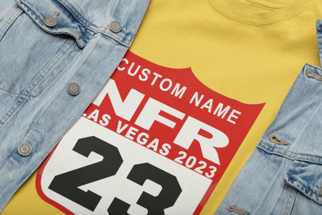 Customized Rodeo Competitor Cheer Tee, Rodeo Back Number T-shirt, Rodeo ...