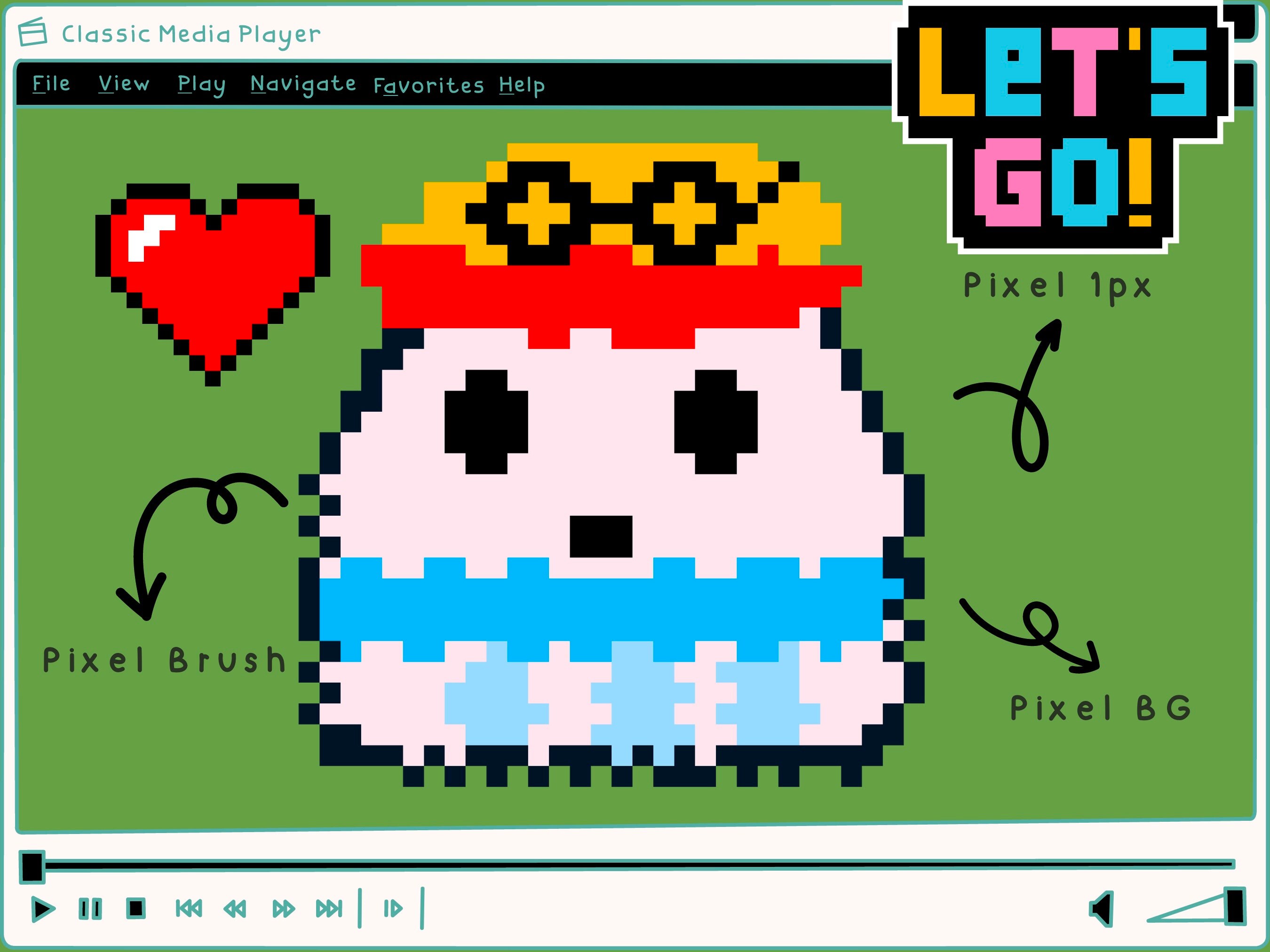 32 Pixel Brushes for Procreate, Cute Pixel Brushes, Animation Brushes ...