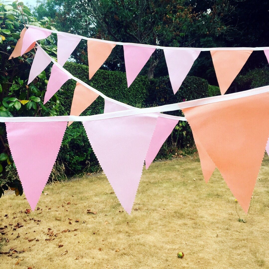 Banderines rosas, banderines para bodas, pancartas, banderas ...
