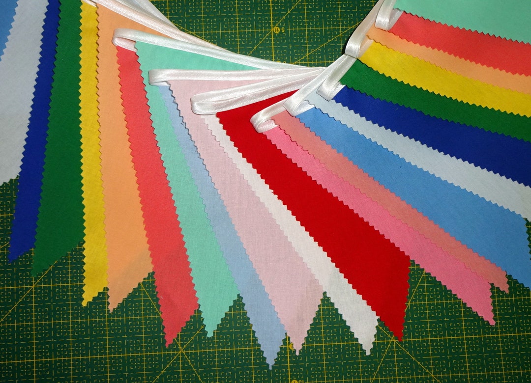 Bright Colours Bunting, 3 M Wedding Bunting, Multi Coloured Wedding ...