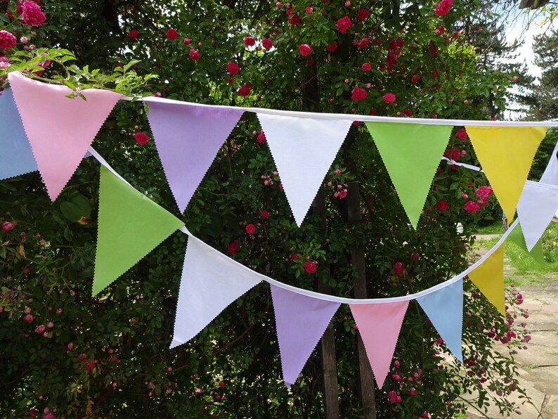 Wedding Banting, Banner, Flags, Garlands, Multi Coloured Banting ...