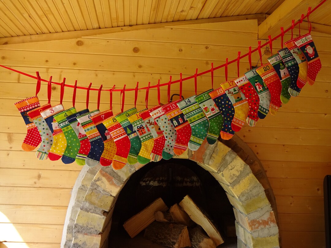 Christmas Stocking , Advent Calendar , Advent Calender, Stockings ...