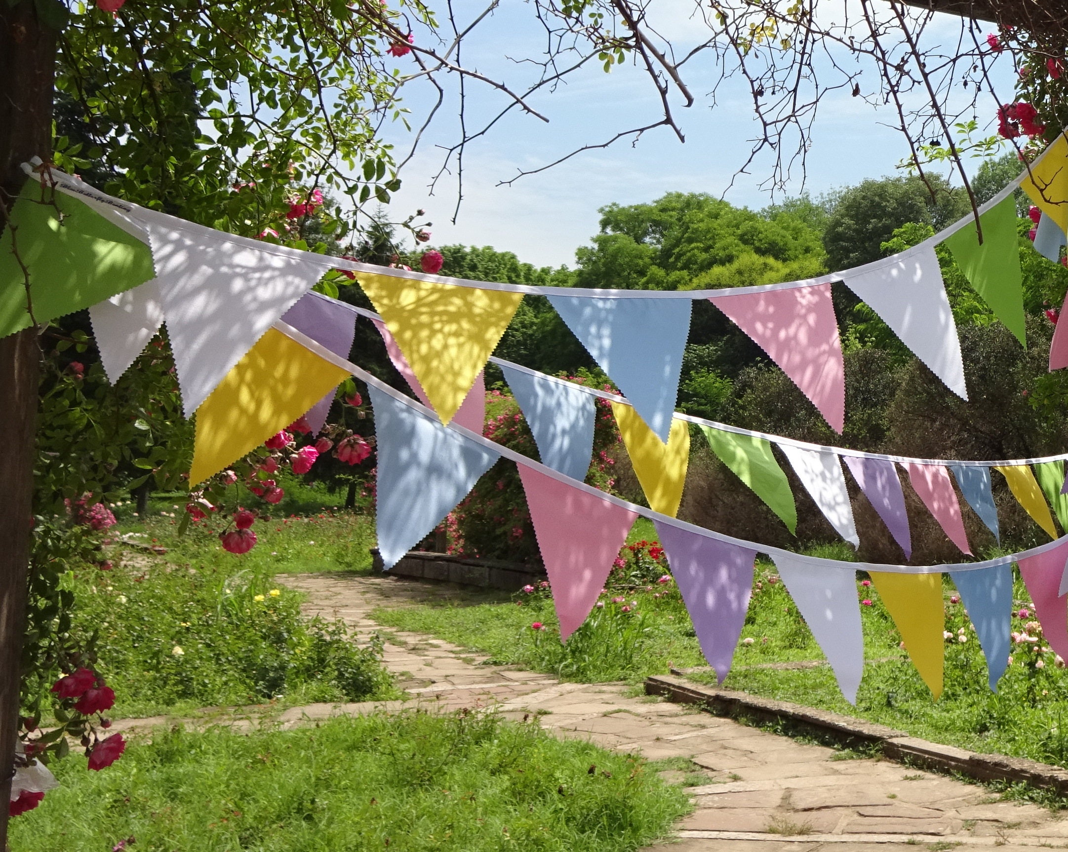 Banderines de boda, pancartas, banderas, guirnaldas, banderines ...