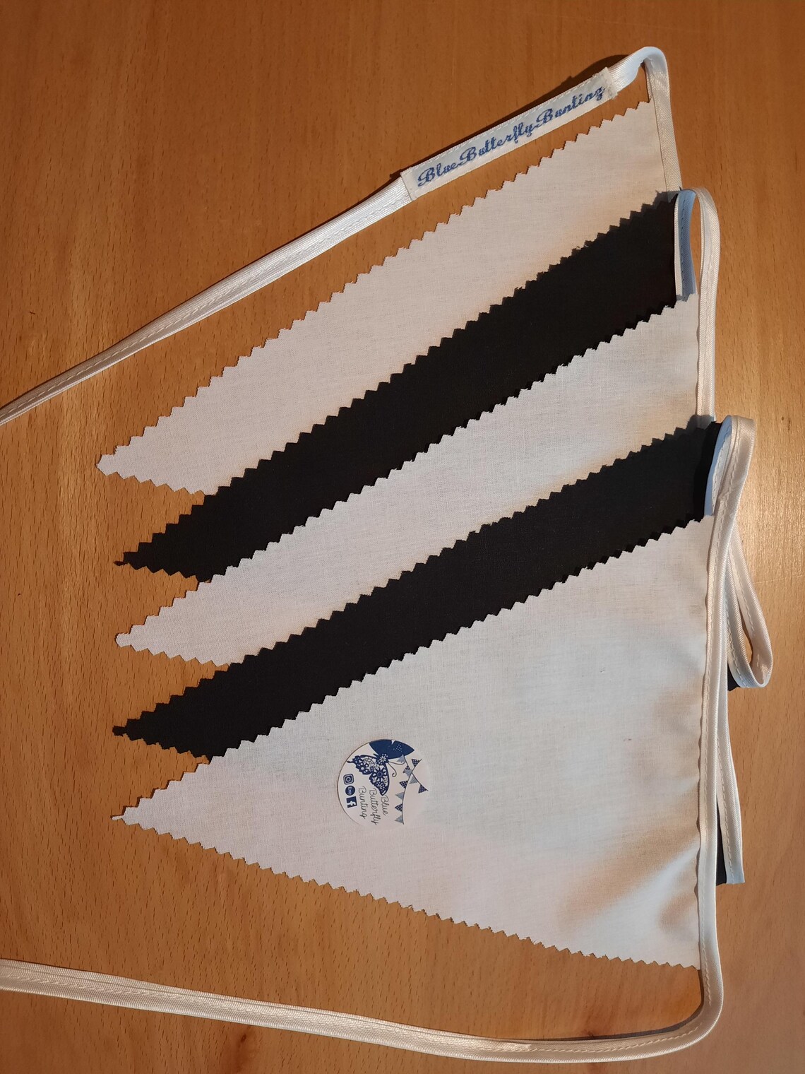 Black & White Bunting Banner: Wedding Bunting, Home Decoration, Sport ...
