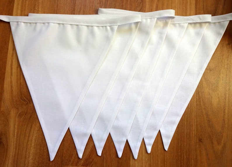 White Bunting White Wedding Bunting Wedding Bunting Pale - Etsy