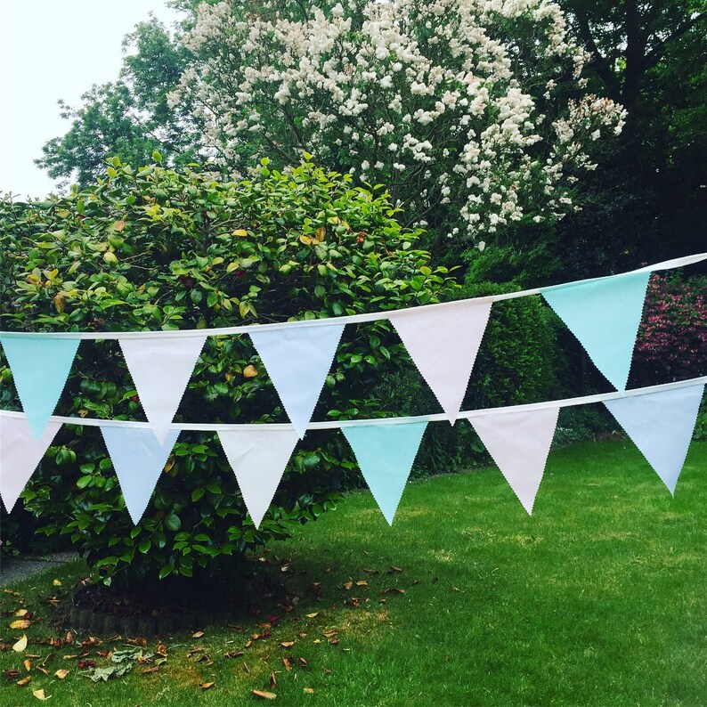 Pastel Colours Bunting, Wedding Bunting, Banner, Flags, Garlands, Pale ...