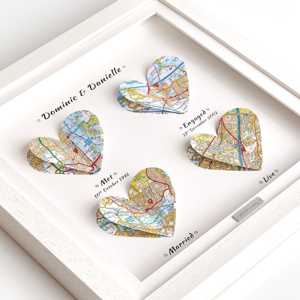 Framed Os Map - Etsy UK