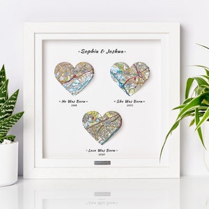 OUR FIRST DATE Map Gift, Boyfriend Girlfriend Present, Dating Gifts ...