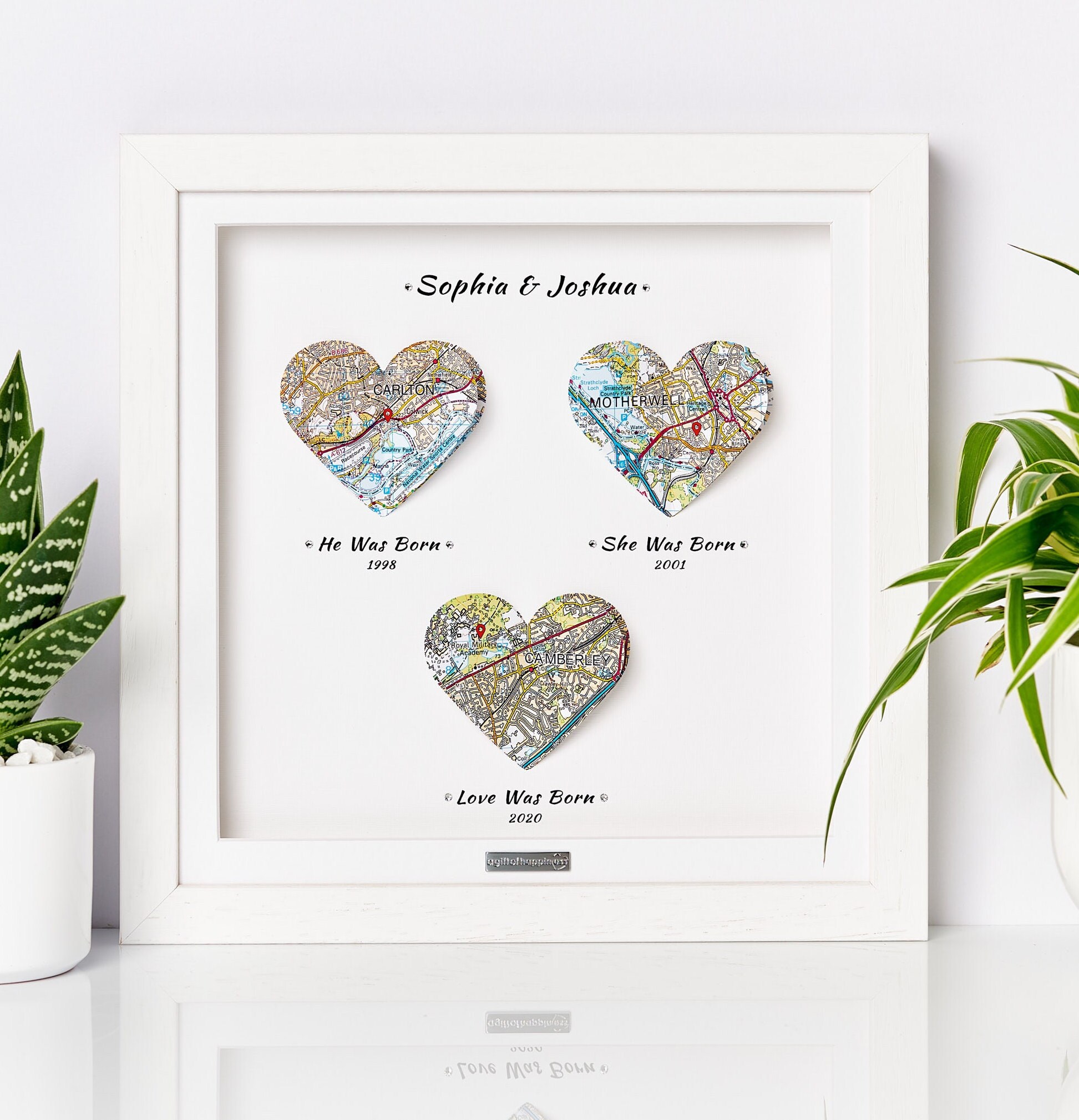 OUR FIRST DATE Map Gift Boyfriend Girlfriend Present Dating - Etsy UK