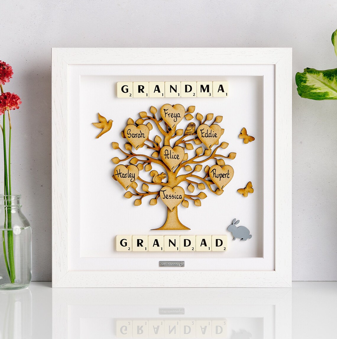 Grand Children Family Tree With Grandchildren's Names - Etsy