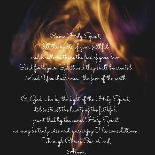 Come Holy Spirit - Etsy