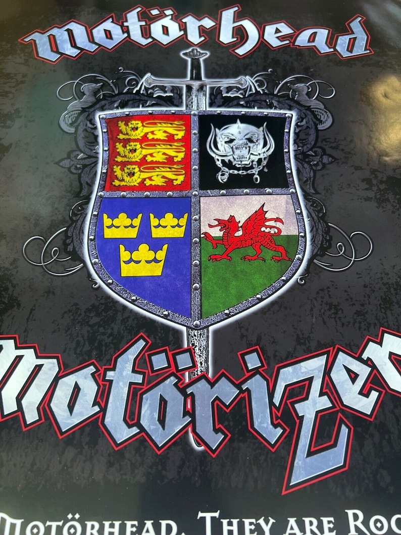 MOTORHEAD - MOTORIZER - Original Poster - Lemmy! - Etsy