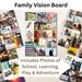 Family Vision Board Kit, Family Prayer Board Kit, Grandparents Kids Mum ...