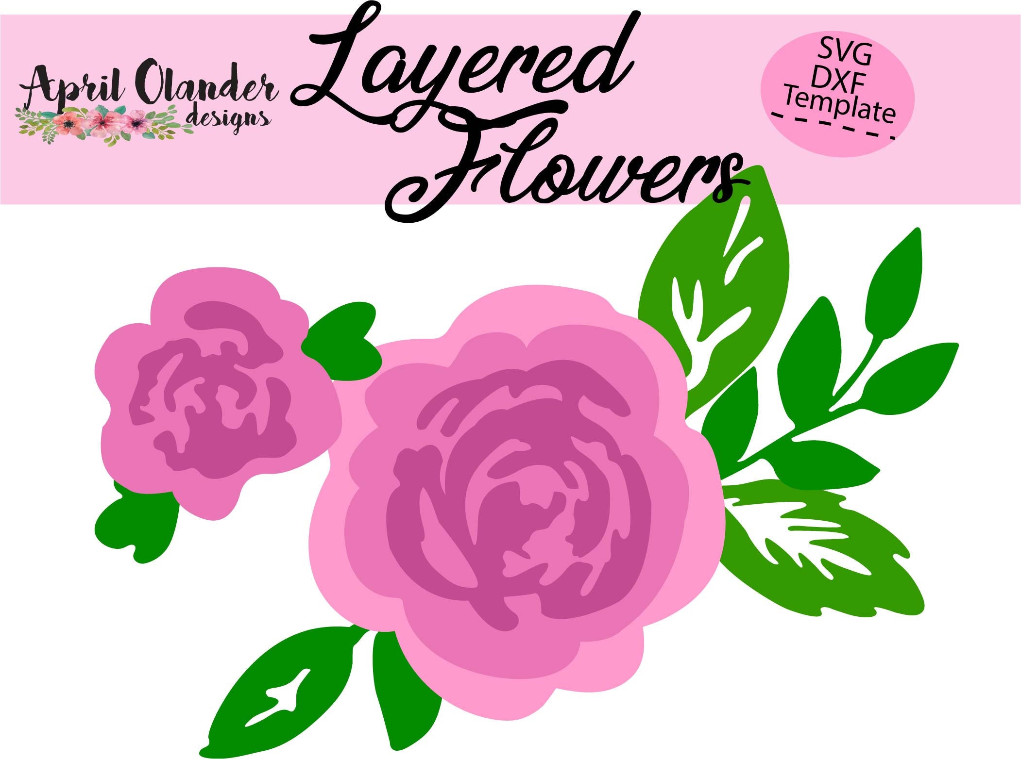 rose dxf rose svg cut file rose flower svg dxf cdr svg jpg ai File for ...
