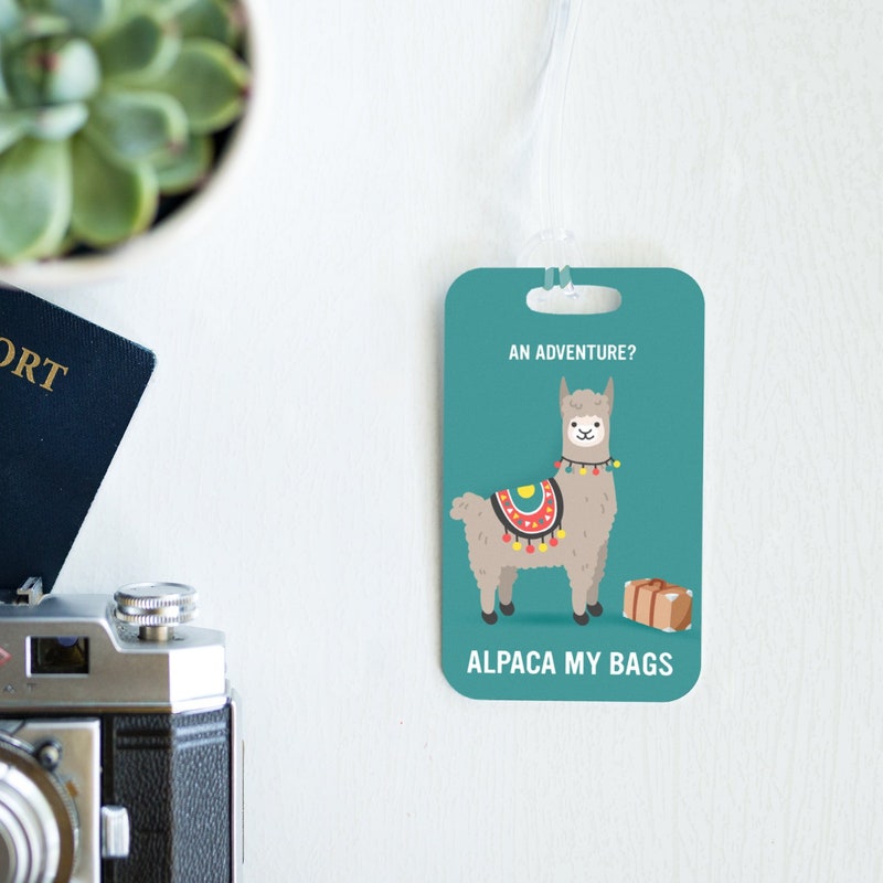 Personalized Tags Alpaca - Etsy