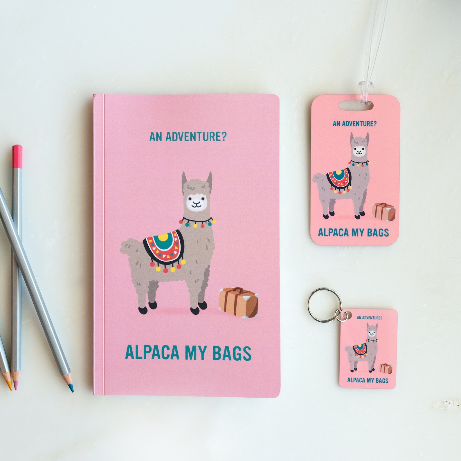 Personalized Metal Alpaca Luggage Tag - Etsy