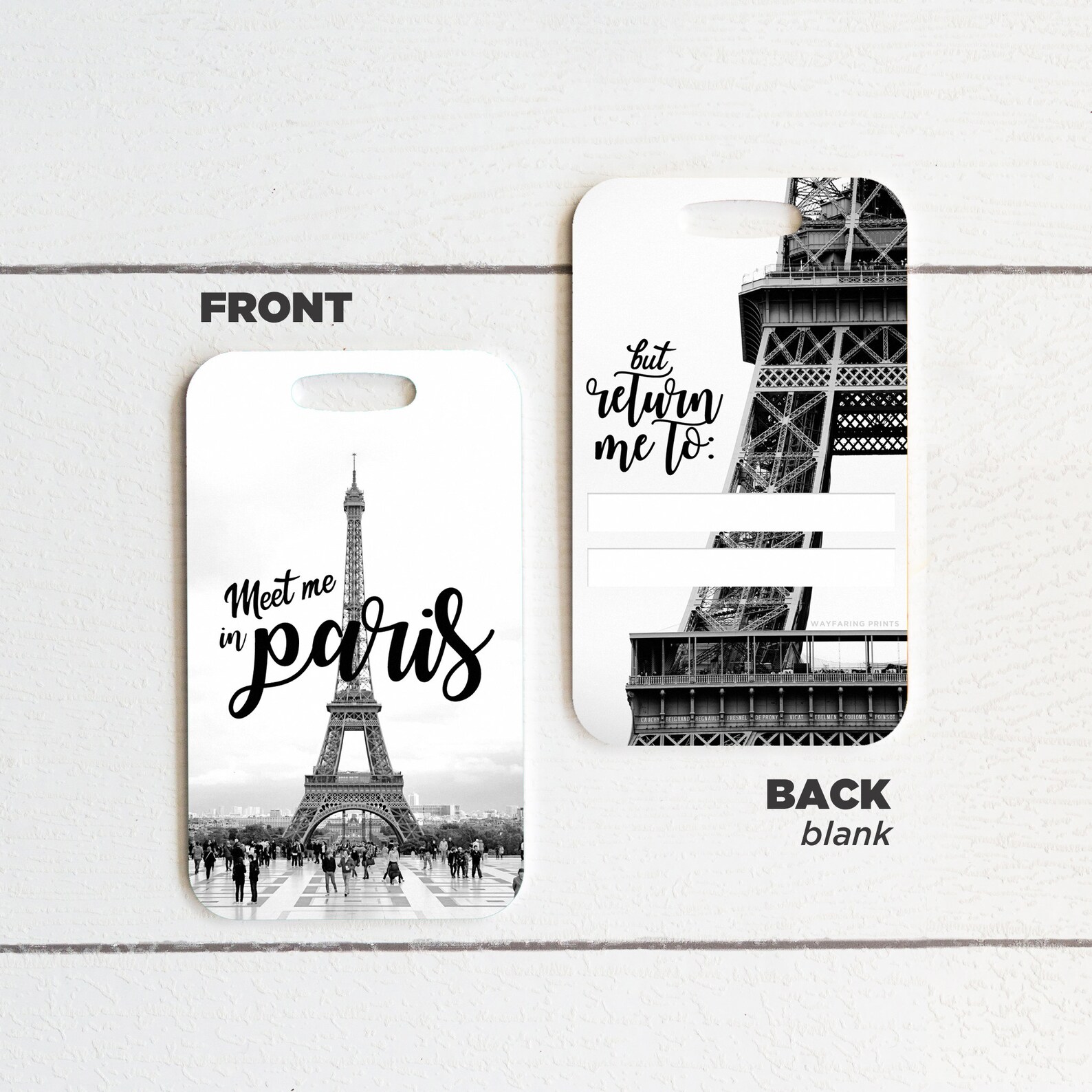 Eiffel Tower Luggage Tags Paris Travel Gift for Mom - Etsy
