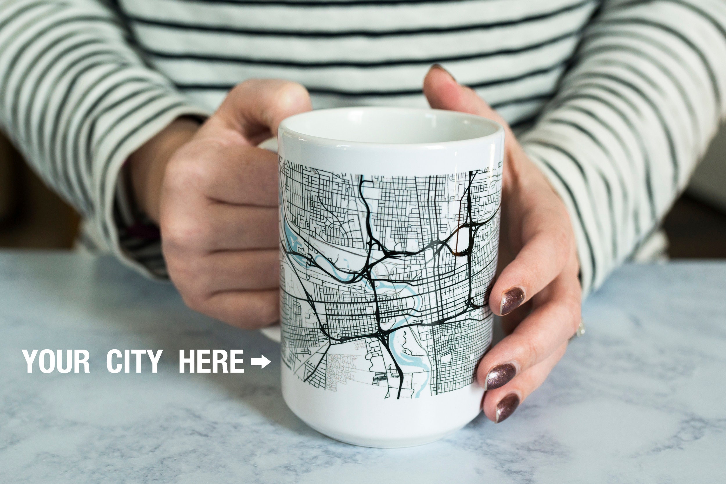 Los Angeles California Coffee Mug Best Friend Gift Big Mug | Etsy