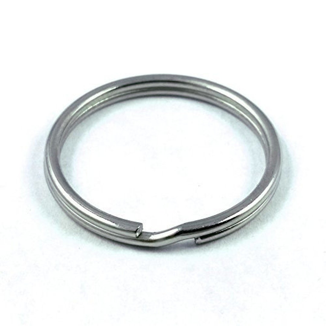 25mm Stainless Steel Split Key Chain Rings 1" Inch - Etsy