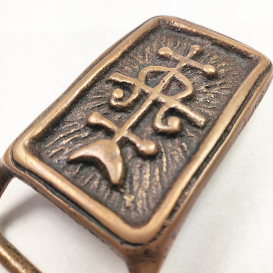 70's Banshee Brass Tech Ether Guild Jesse Mcleod Hippie Belt Buckle ...