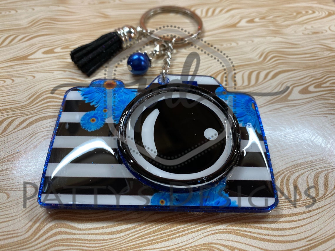 Camera Keychain - Etsy