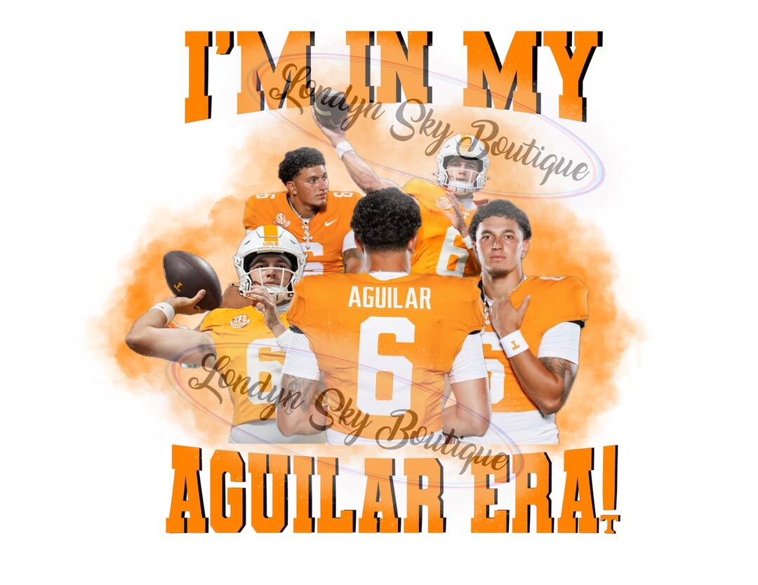 TN Aguilar Era Inspired Football Digtal PNG Design Instant Download - Etsy